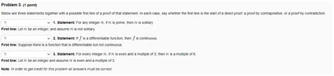 Solved Statement For Any Integer N If N Is Prime Then Chegg
