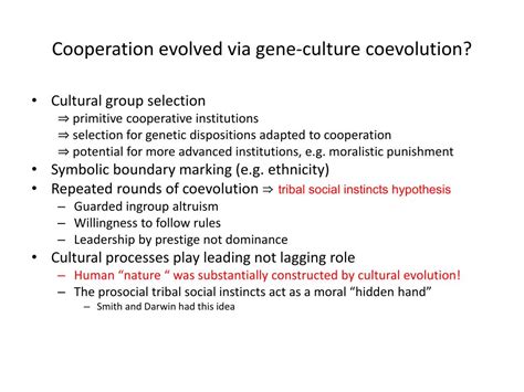 Ppt Cultural Evolution And Cultural Variation Powerpoint Presentation