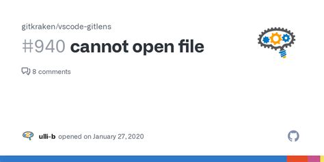 Cannot Open File · Issue 940 · Gitkrakenvscode Gitlens · Github
