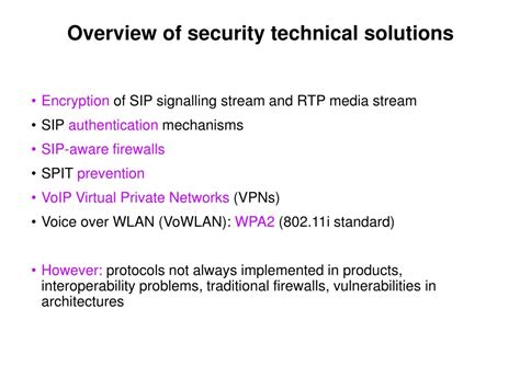 Ppt Security Of Sip Based Voice Over Ip Voip In Enterprise Networks Powerpoint Presentation