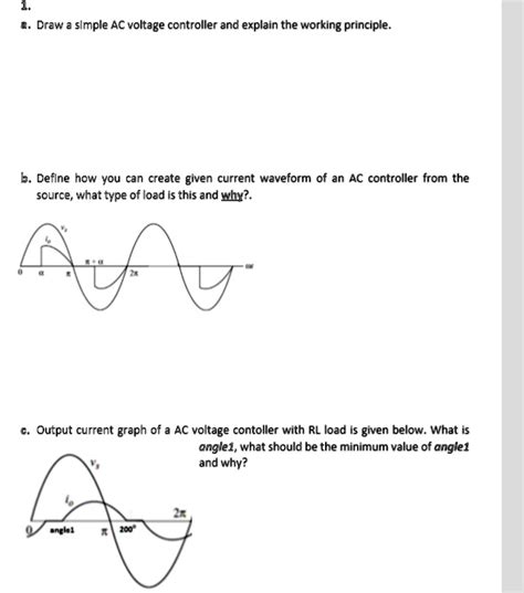 Solved Draw A Simple Ac Voltage Controller And Explain The Working