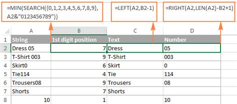 How To Split Text String At Specific Character In Excel Excel Examples