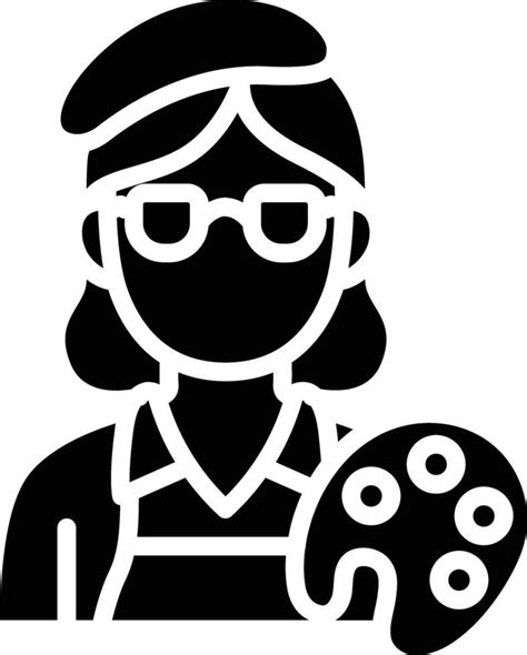 Artist Female Detailed Icon That Can Be Used For Web And Mobile Apps