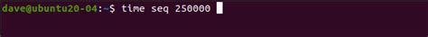 how to use the seq command on linux