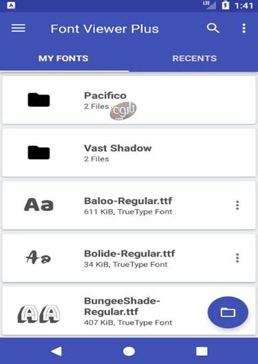 دانلود نرم افزار Font Viewer Plus V1 3 8 نمایشگر فونت حرفه ای برای اندروید دانلود رایگان