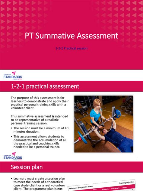 Pt Summative Assessment Step By Step Guide Pdf Cognitive Science
