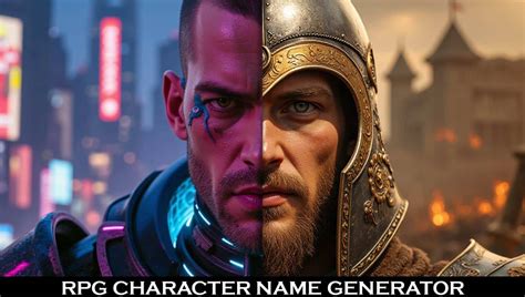 RPG Character Name Generator Names Generator