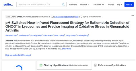 Ph Switched Near Infrared Fluorescent Strategy For Ratiometric Detection Of Onoo In Lysosomes