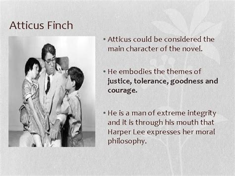 To Kill A Mockingbird Character Revision Atticus Finch