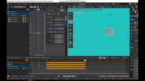 Is It Possible To Loop The Animation Of An Object And Then Animate It Differently After A Frame