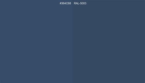 Hex 364c68 To Ral Code Ral 5003 Conversion Chart Ral Classic