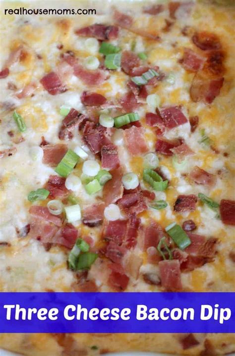 Three Cheese Bacon Dip