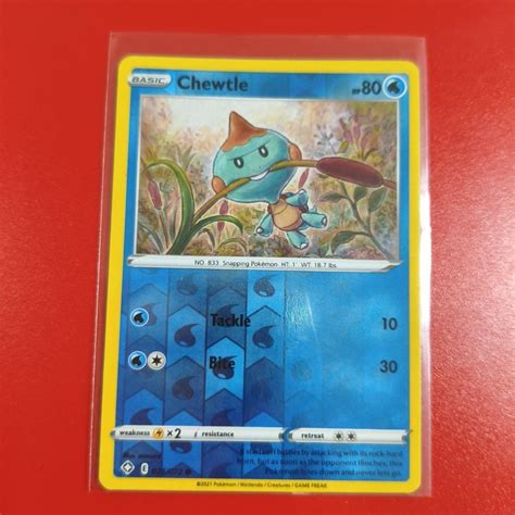 Chewtle Pokemon Card Hobbies And Toys Toys And Games On Carousell