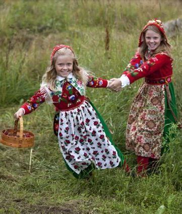 Svenska Flicka Folk Dresses Folk Clothing Folk Costume