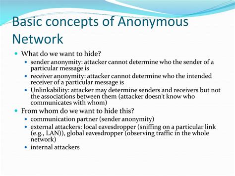 Ppt Attacks On Low Latency Anonymous Network Tor Powerpoint Presentation Id6697092