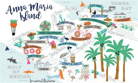 Printable Map Of Anna Maria Island Florida