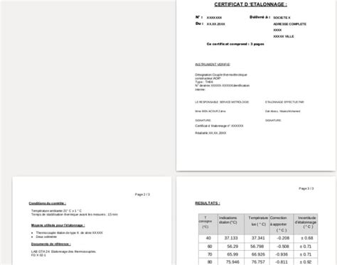 Create Worksheet And Calibration Certificate Template In Excel By
