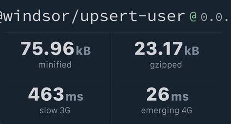 Windsorupsert User Bundlephobia
