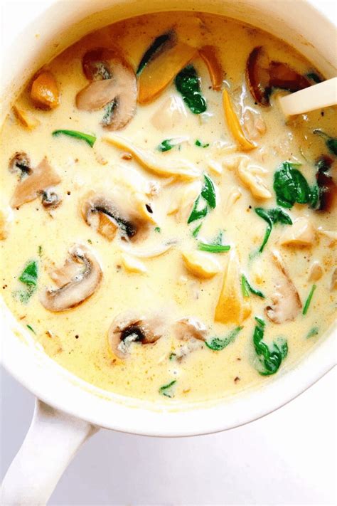 Creamy Chicken Marsala Soup 5 Minute One Pot Comfort