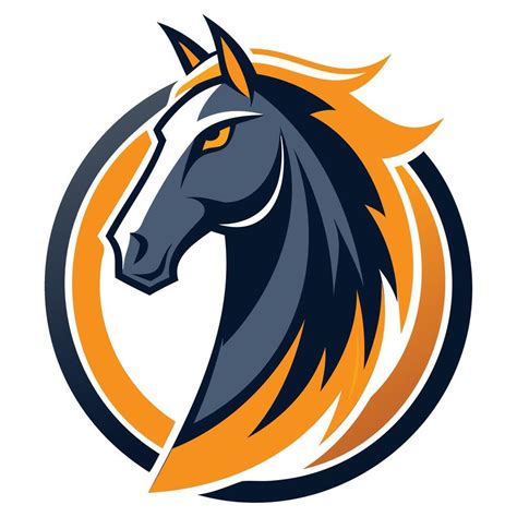 Powerful Stallion Head Mascot Logo Design 58212075 Vector Art At Vecteezy