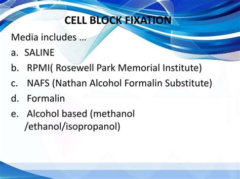 Cell Block Preparation And Its Importance Pptx