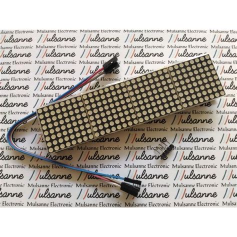 Jual Modul Display Dot Matrix Led 8x32 32x8 Max7219 Max 7219 Moving Sign Shopee Indonesia