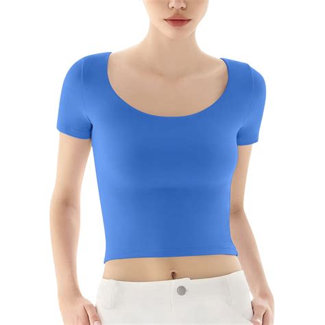 Weant Womens Basics Summer Tops Trendy Workout Tops Womens Solid
