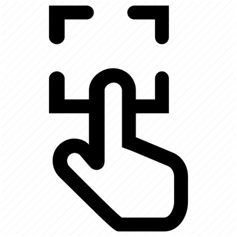 Touch Tap Clickfinger Hand Target Clicked Hold Icon Download On