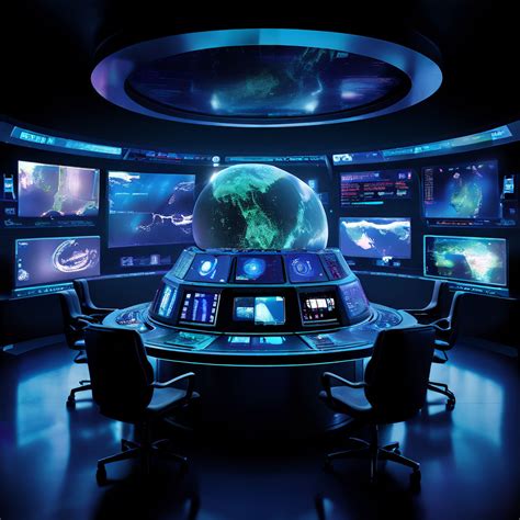 Science Fiction Movie Inspired Digital Command Center By Sultan Alzahrani Playground