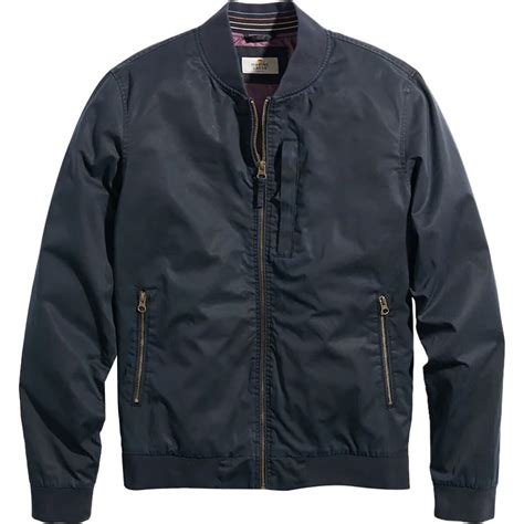 Marine Layer Dry Wax Bomber Jacket Mens Men