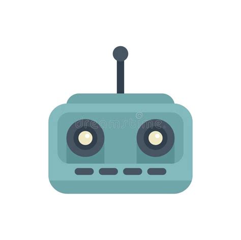 Drone Remote Control With Antenna For Wireless Navigation Stock Vector Illustration Of Buttons