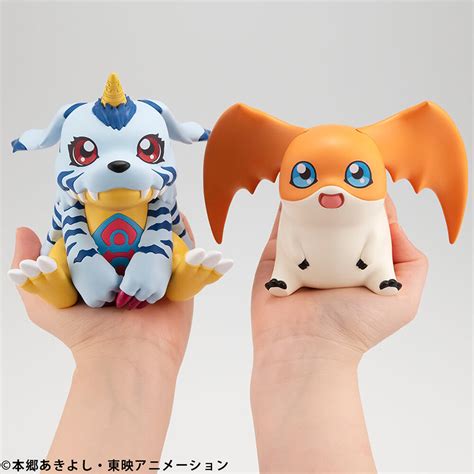 Look Up Series Digimon Adventure Gabumon And Patamon Set W Bonus