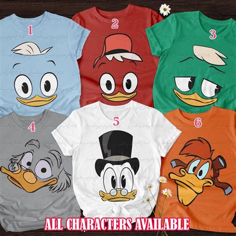 Ducktales Cartoon Big Face Costume Louie Huey Dewey Donald Ducks