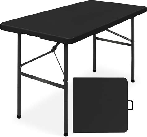 Best Choice Products 4ft Plastic Folding Table Indoor Outdoor Heavy