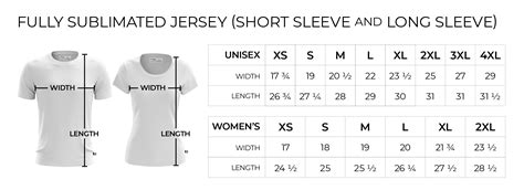 Sizing Chart Vii Apparel Co Vii Apparel Co