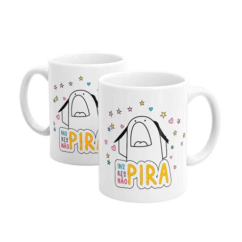 Caneca Em Porcelana Não Pira Linha Flork Ms Presentes Em 10x Sem Juros