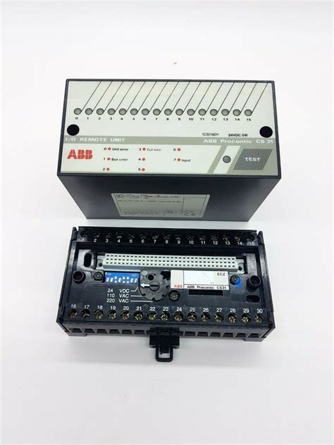 ABB PROCONTIC CS 31 ICSI16D1 I O REMOTE UNIT 24VDC PLC MODULE At 25000 Piece Abb PLC In