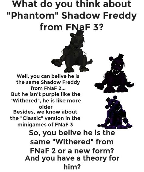 399 Best Phantom Freddy Images On Pholder Fivenightsatfreddys 2124 And Gacha Fnaf 2
