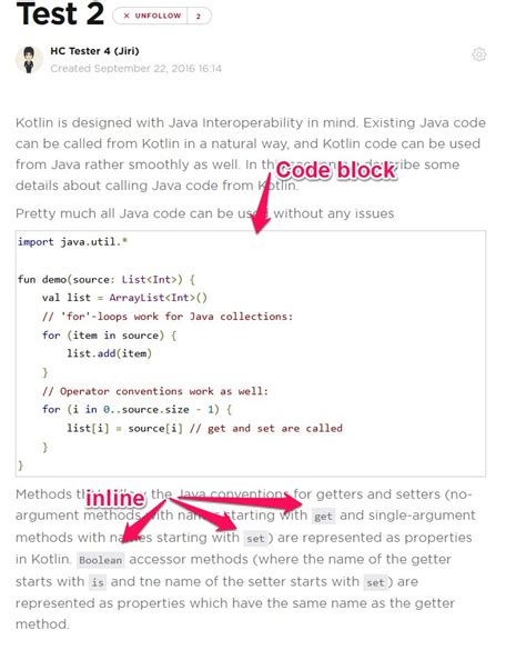 Inline Code Formatting In Zendesk Communities Zendesk Help