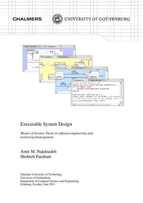 Pdf Executable System Design Shohreh Farahani