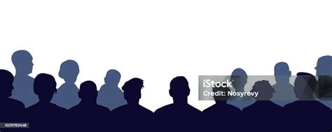사람들이 강당 실루엣 벡터의 군중입니다 관객 공공 청각 교실 실루엣에 대한 스톡 벡터 아트 및 기타 이미지 실루엣 컷아웃 사람들 Istock