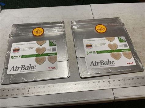 New T Fal 3 Piece Cookie Sheet Sets Legacy Auction Company