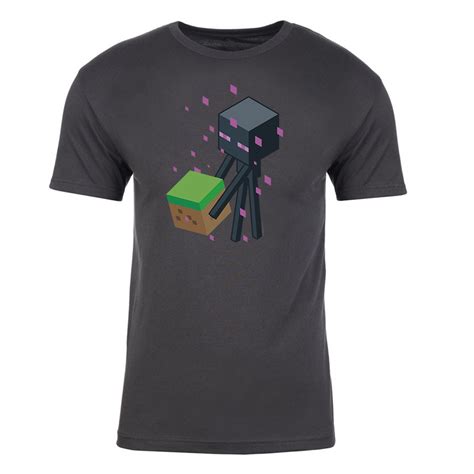 Minecraft Enderman Pyramid Adult Short Sleeve T Shirt Shirts