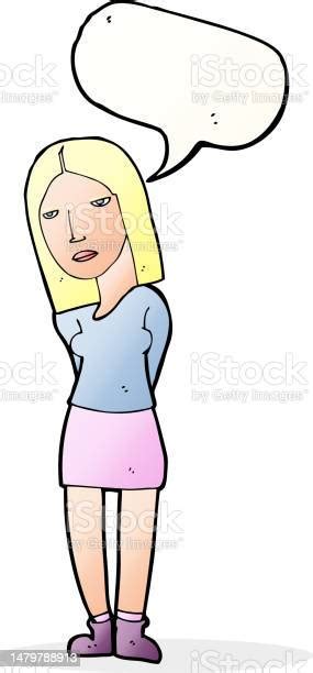 말풍선이 있는 여자 대기 말풍선을 그라데이션에 대한 스톡 벡터 아트 및 기타 이미지 그라데이션 낙서 드로잉 단순함