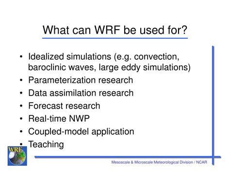 Ppt Wrf Modeling System V2 0 Overview Powerpoint Presentation Free Download Id 3382356