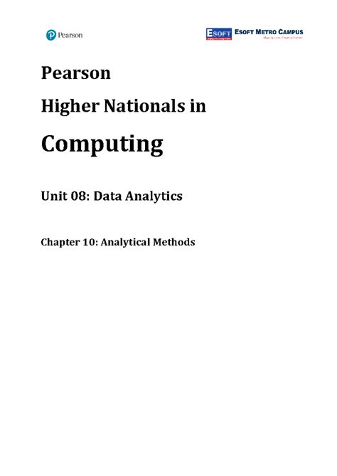 4613 1687317494012 Unit 8 Chapter 10 Pearson Higher Nationals In