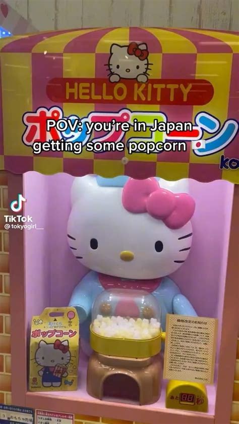 I Went For The Caramel Flavor 🥹🍿 Japan Hellokitty Sanrio Popcorn