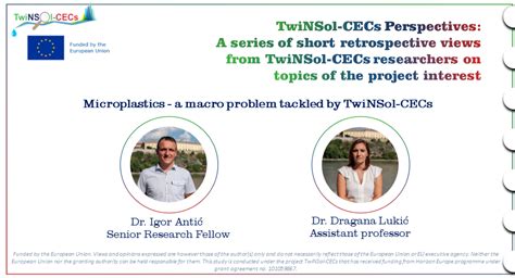 Microplastics A Macro Problem Tackled By Twinsol Cecs