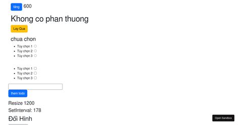 Reactjs Học Codesandbox