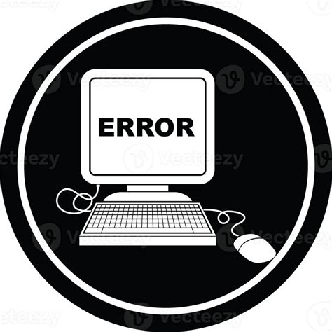 Computer Error Circular Symbol 36362001 Png